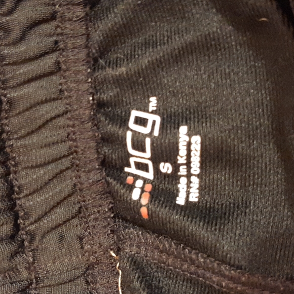 bcg | Pants | Bcg Black Athletic Elastic Pants Men | Poshmark